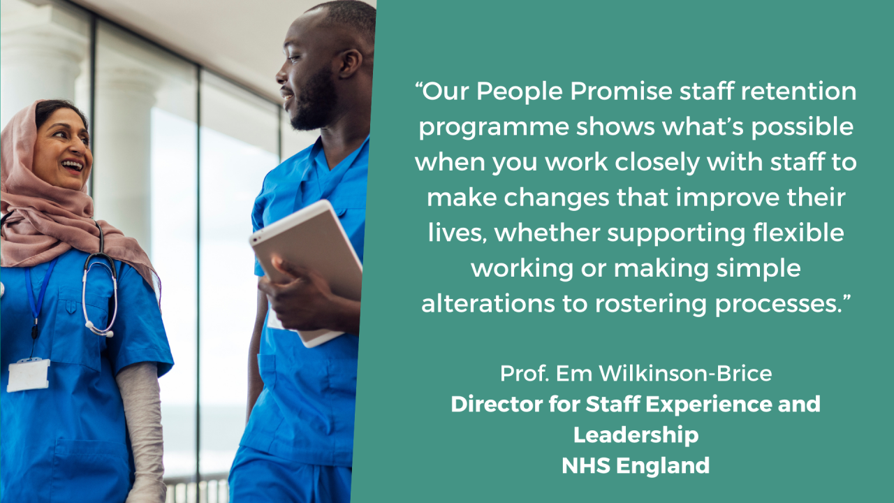 NHS workforce retention boosted by schemes | UK Healthcare News